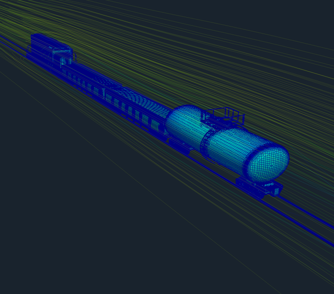 Train Aerodynamics Openfoam Study – CFD SUPPORT