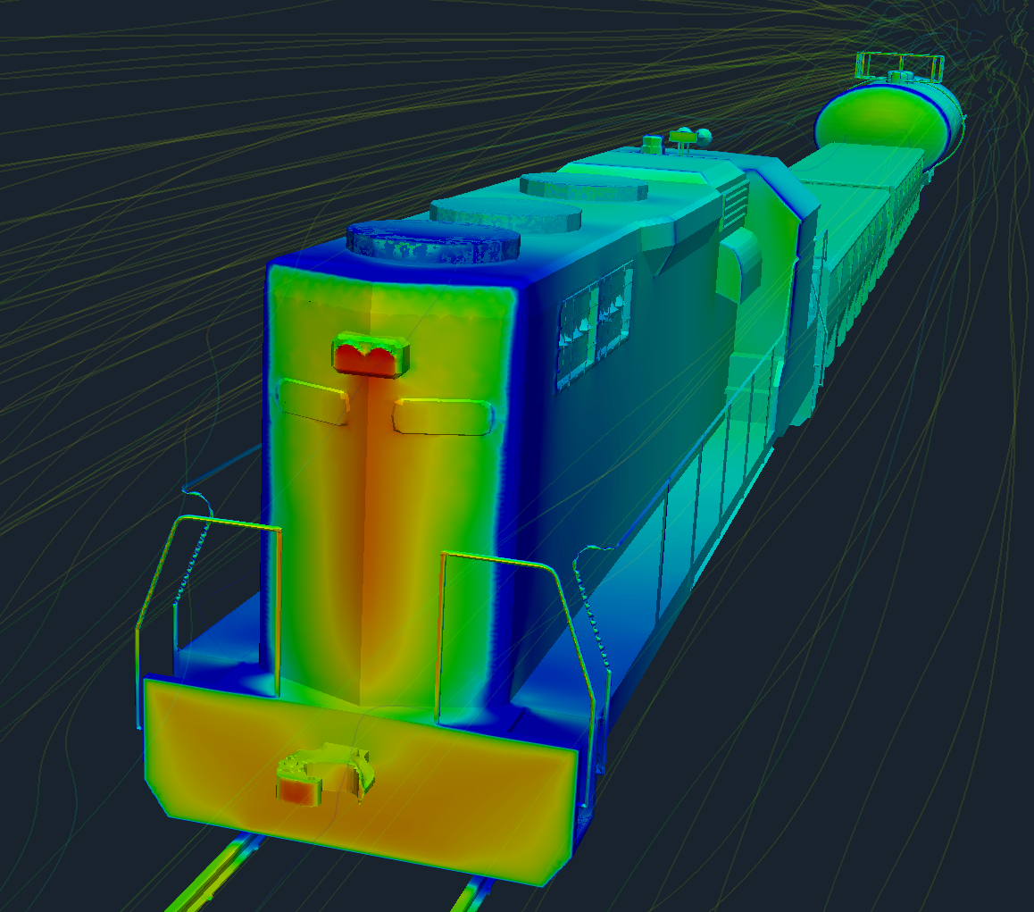 Train Aerodynamics Openfoam Study – CFD SUPPORT