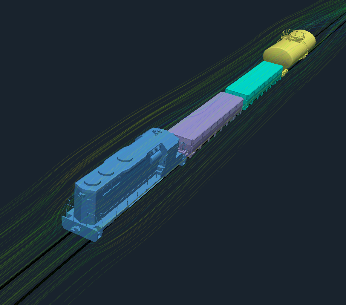 Train Aerodynamics Openfoam Study – CFD SUPPORT