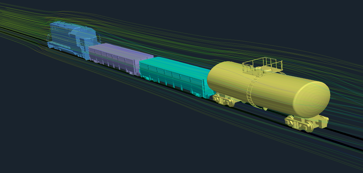 Train Aerodynamics Openfoam Study – CFD SUPPORT