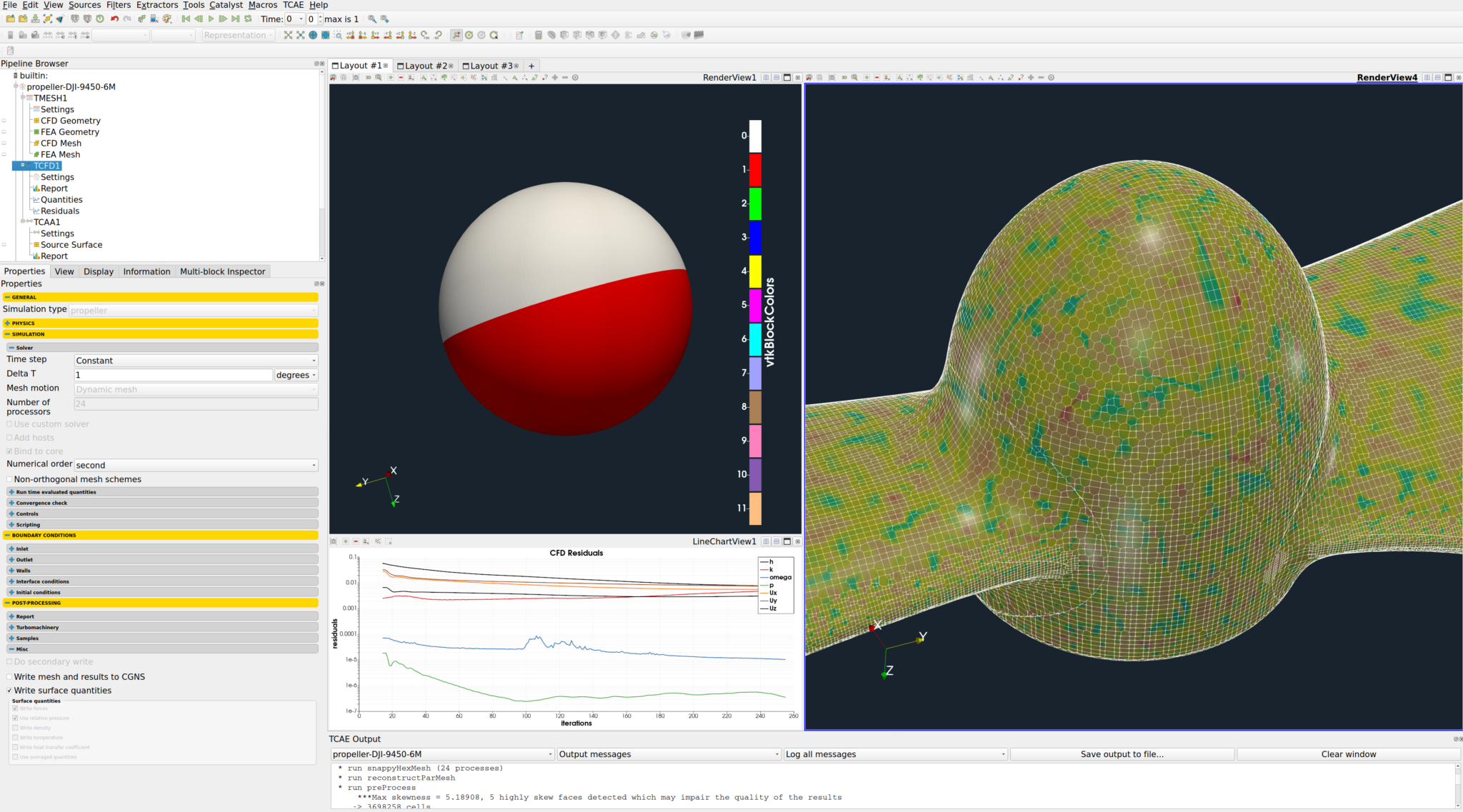 Acoustic Benchmark Propeller DJI-9450 – CFD SUPPORT