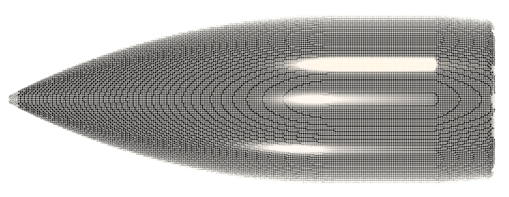 bullet 223Rem aerodynamics – CFD SUPPORT