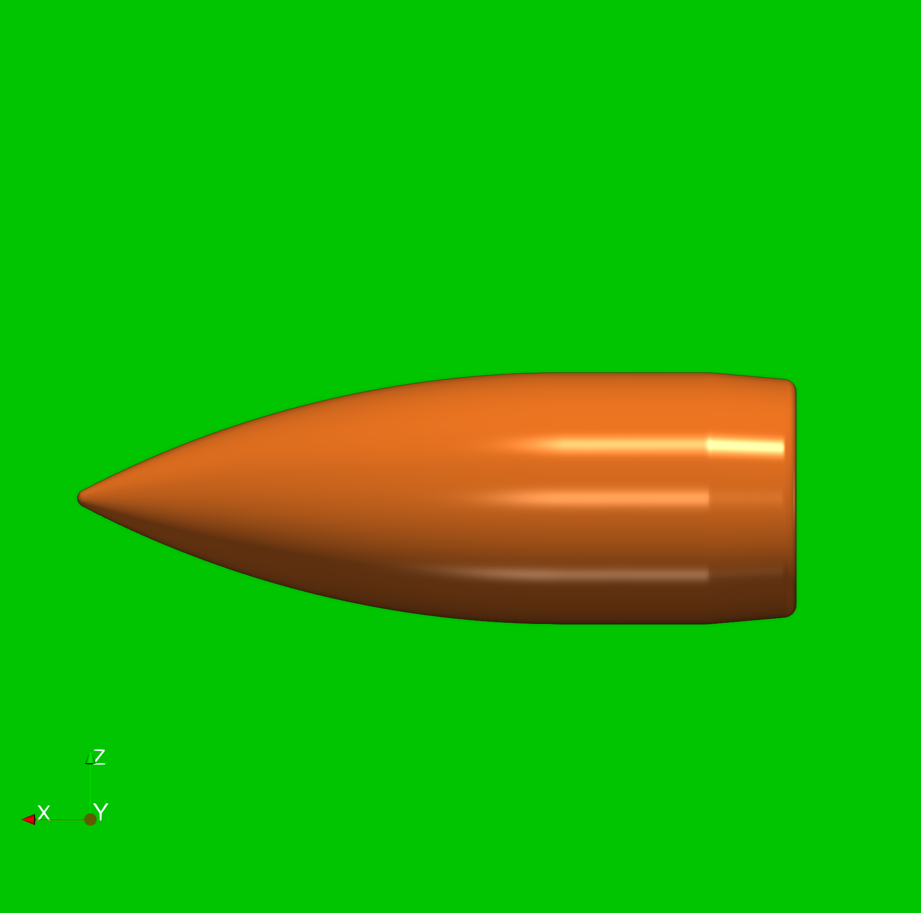 bullet 223Rem aerodynamics – CFD SUPPORT